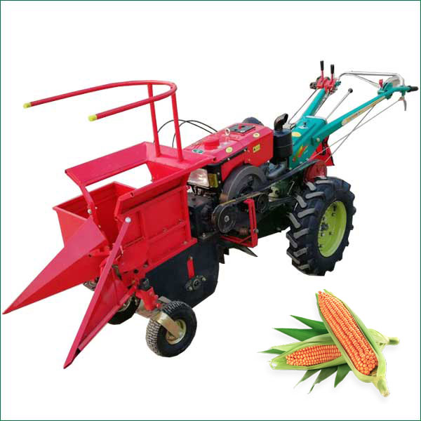 Walk-Behind Hand Push Combine Corn Harvester For Sale - Agricultural ...